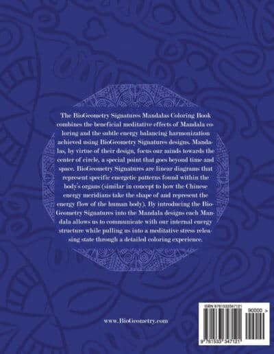 BioGeometry Signatures Mandalas Coloring Book by Doreya Karim - Jill's ...