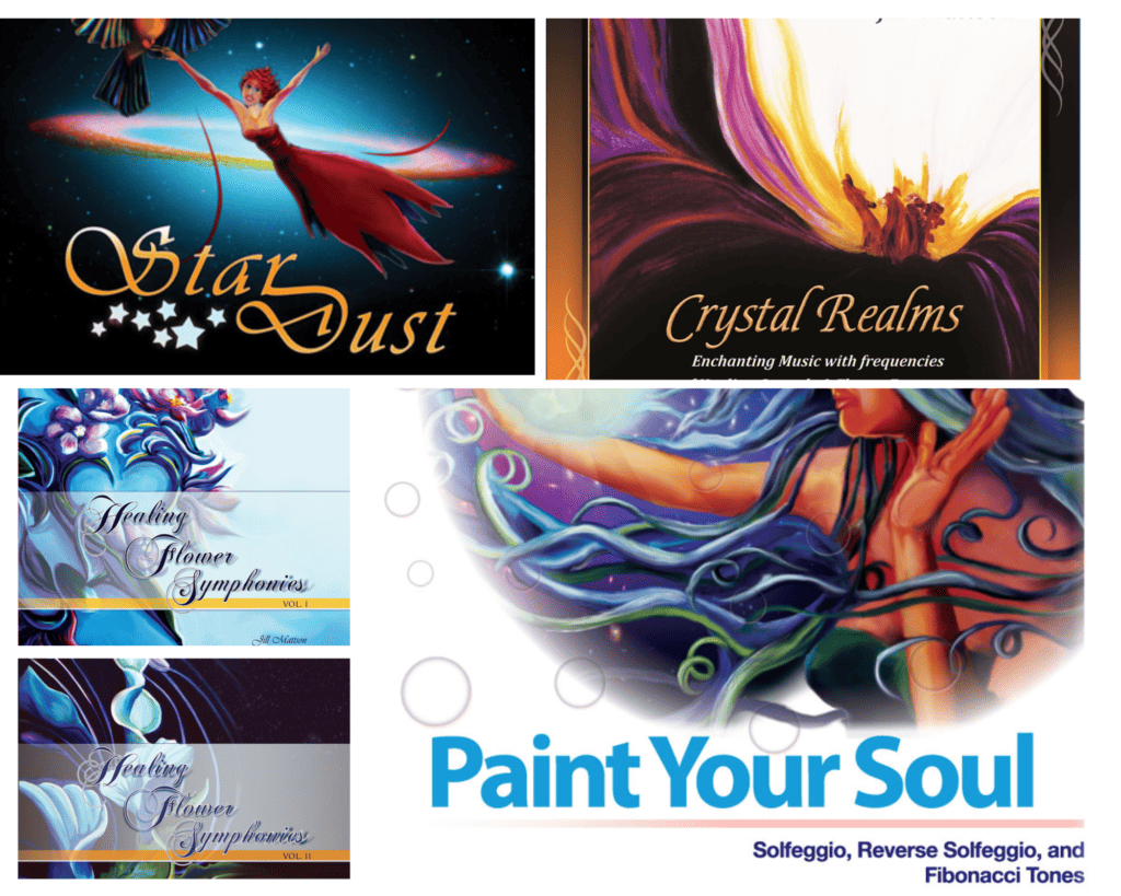 Emotional and Aura Healing - 5 Sound Healing CDs - Jill's Wings of Light